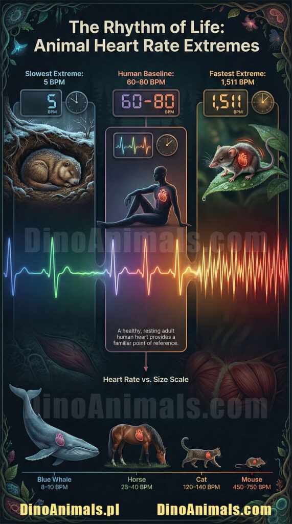 Heart rates of animals TOP 10 | DinoAnimals.com