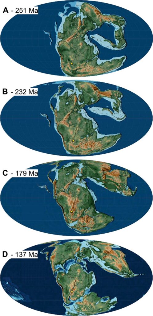 Gondwana – the southern Supercontinent | DinoAnimals.com