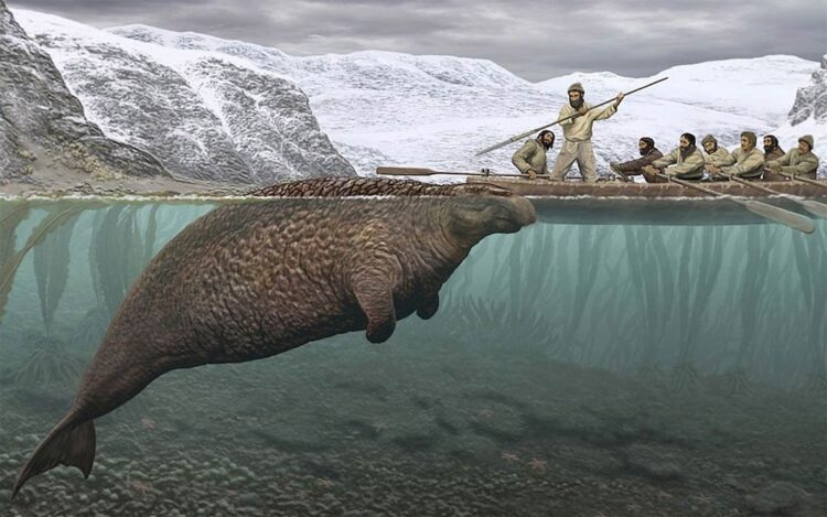 Steller's sea cow (Hydrodamalis gigas) | DinoAnimals.com